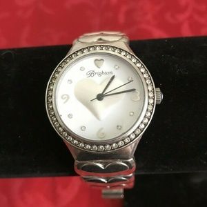 Brighton Accessories | Champagne Watch Black Leather Band | Poshmark